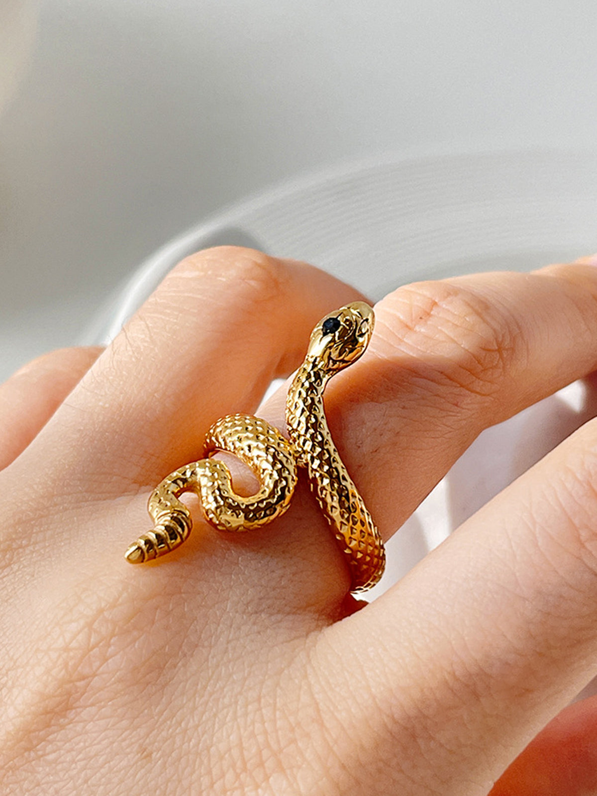 Snake Open Ring – COMMENSE